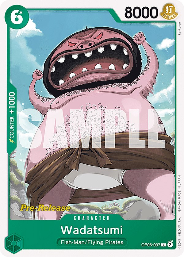 Wadatsumi - Wings of the Captain Pre-Release Cards - One Piece Card Game