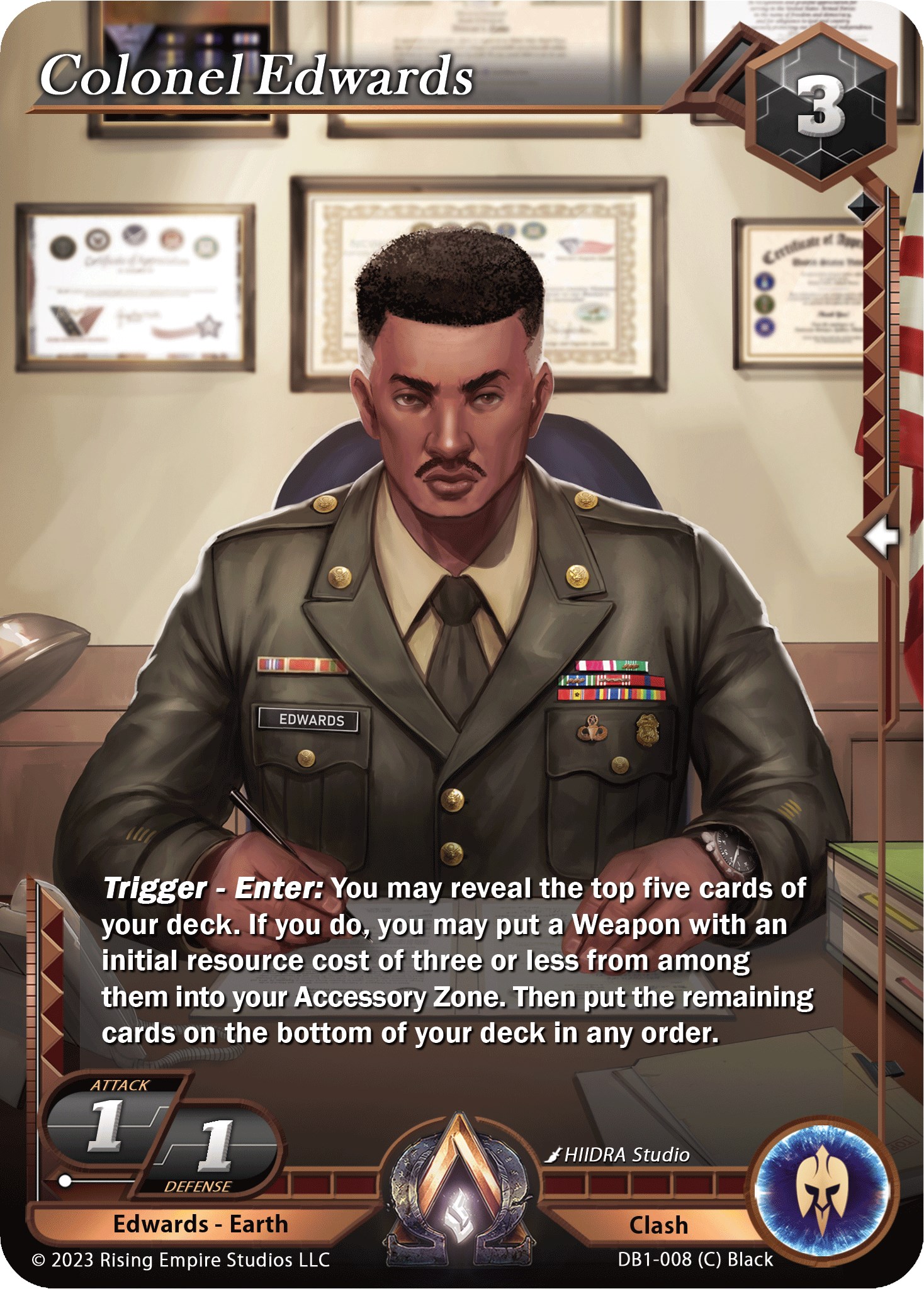 Colonel Edwards - Year of the Dragon - Alpha Clash