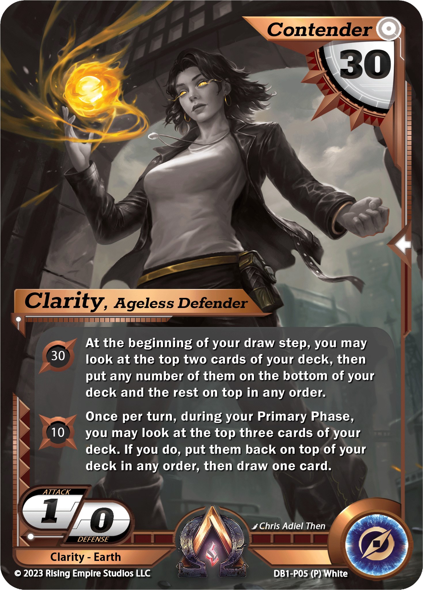 Clarity, Ageless Defender (Monochrome) - Year of the Dragon - Alpha Clash