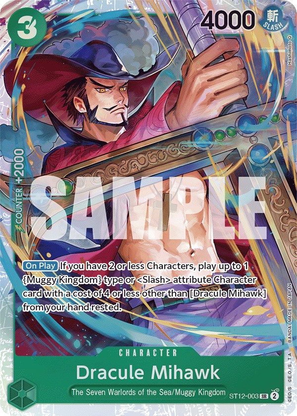 Dracule Mihawk - Starter Deck 12: Zoro and Sanji - One Piece Card Game