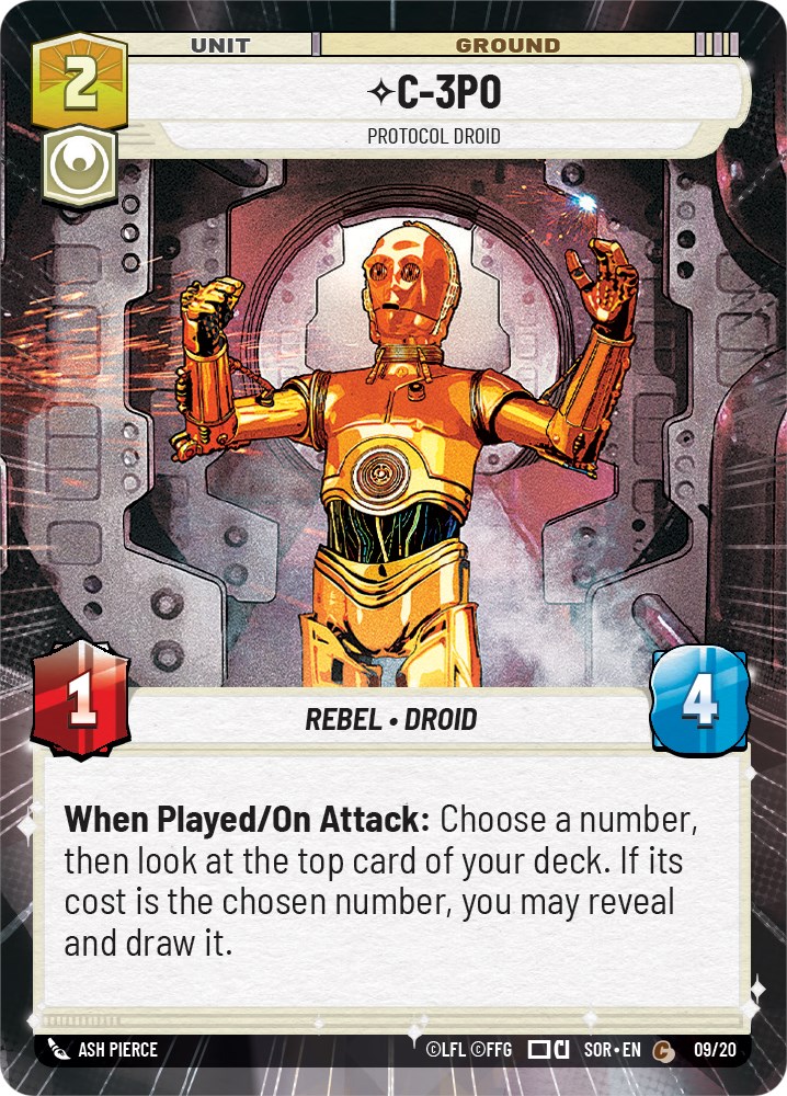C-3PO – Protocol Droid (2024 Season 1 Weekly Play Kit) – Kingwood Hobbies