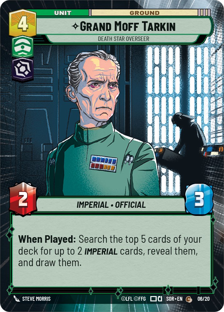 Grand Moff Tarkin - Death Star Overseer (Hyperspace) - Spark of ...