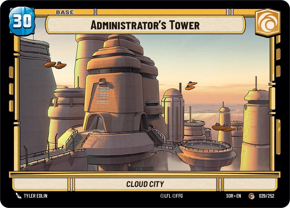 Administrator's Tower // Shield - Spark of Rebellion - Star Wars: Unlimited