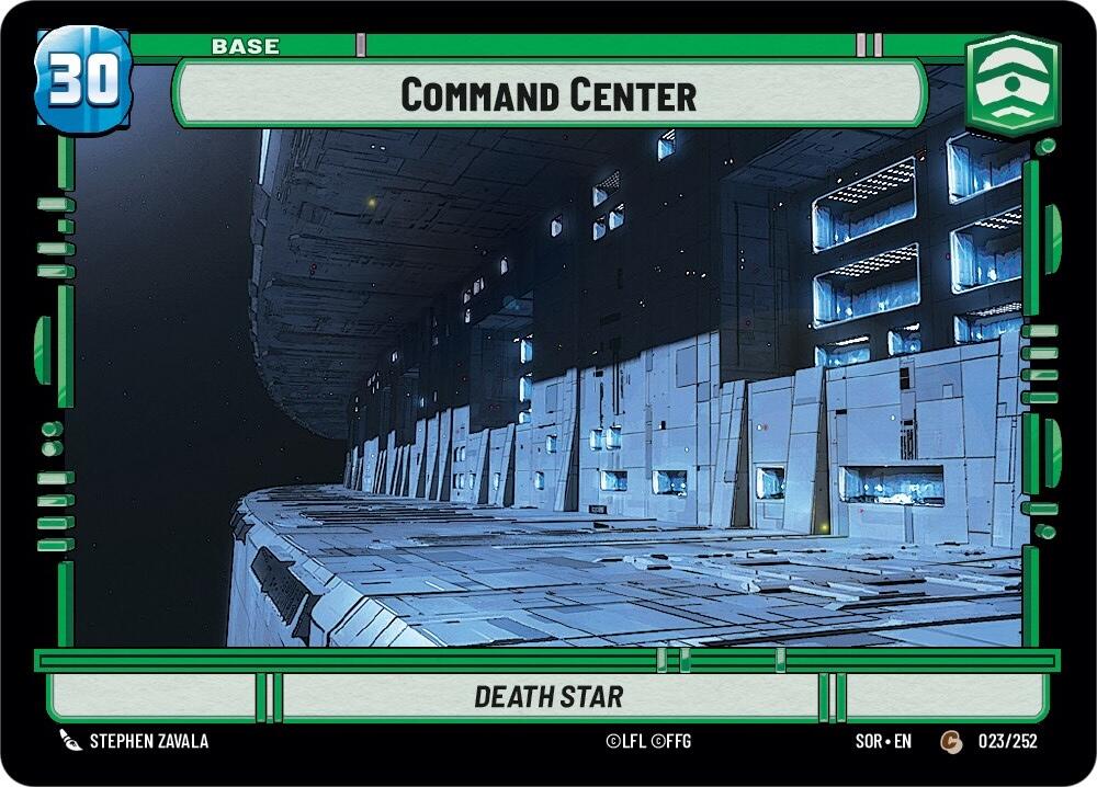 Command Center // Shield - Spark of Rebellion - Star Wars: Unlimited