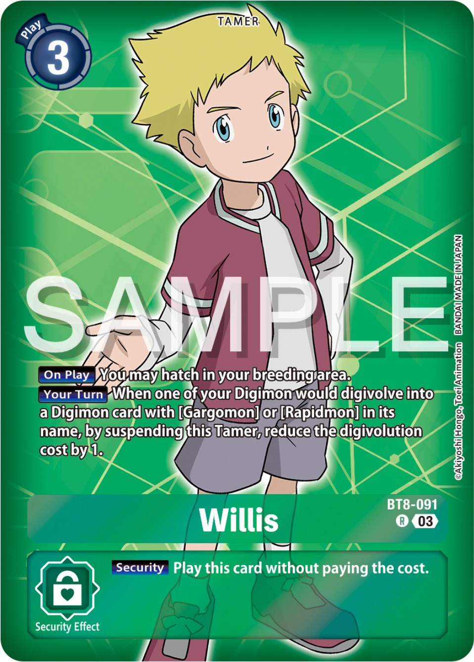 Willis (Reprint) - Starter Deck 17: Double Typhoon Advanced Deck Set ...