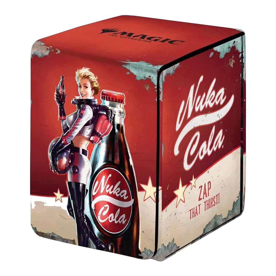 Magic: The Gathering Fallout Nuka Cola Alcove Flip Box - Ultra Pro Deck ...
