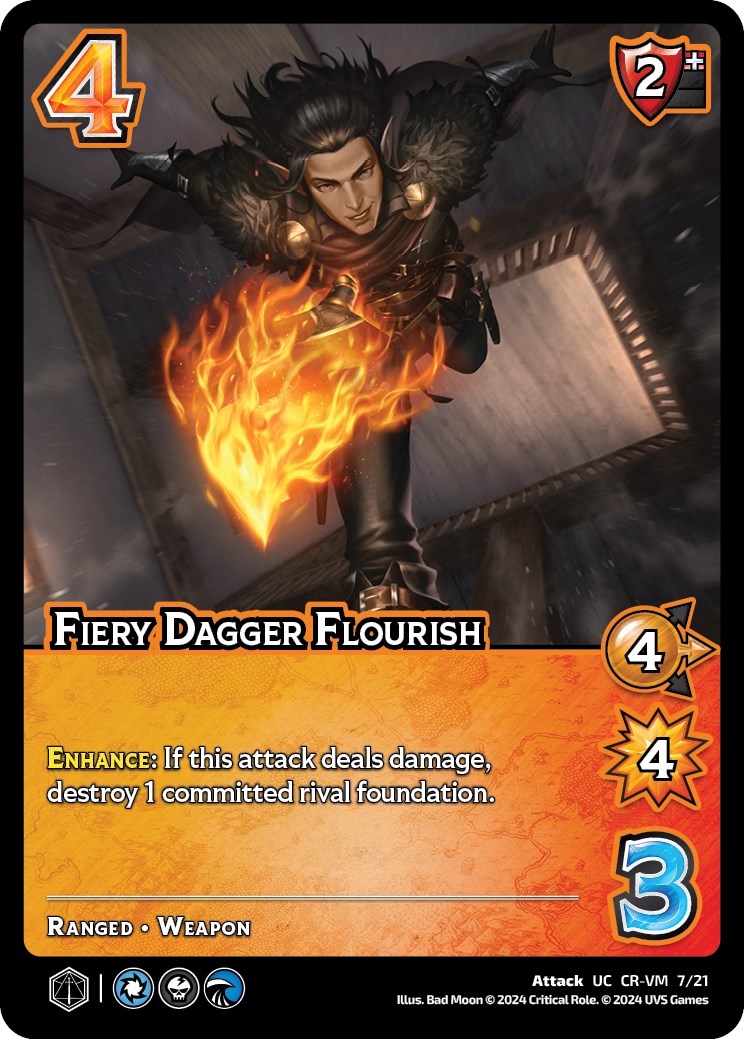 Fiery Dagger Flourish - Challenger Series: Vox Machina and Mighty Nein ...