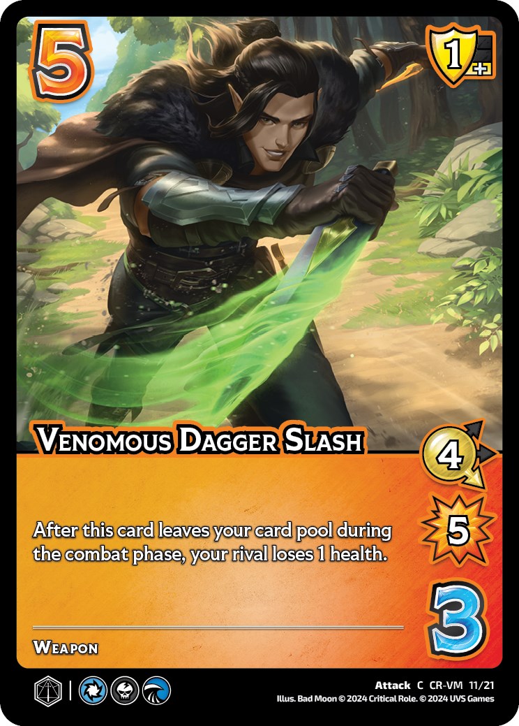 Venomous Dagger Slash - Challenger Series: Vox Machina and Mighty Nein ...