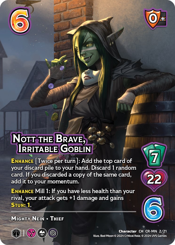Nott the Brave, Irritable Goblin - Challenger Series: Vox Machina and ...