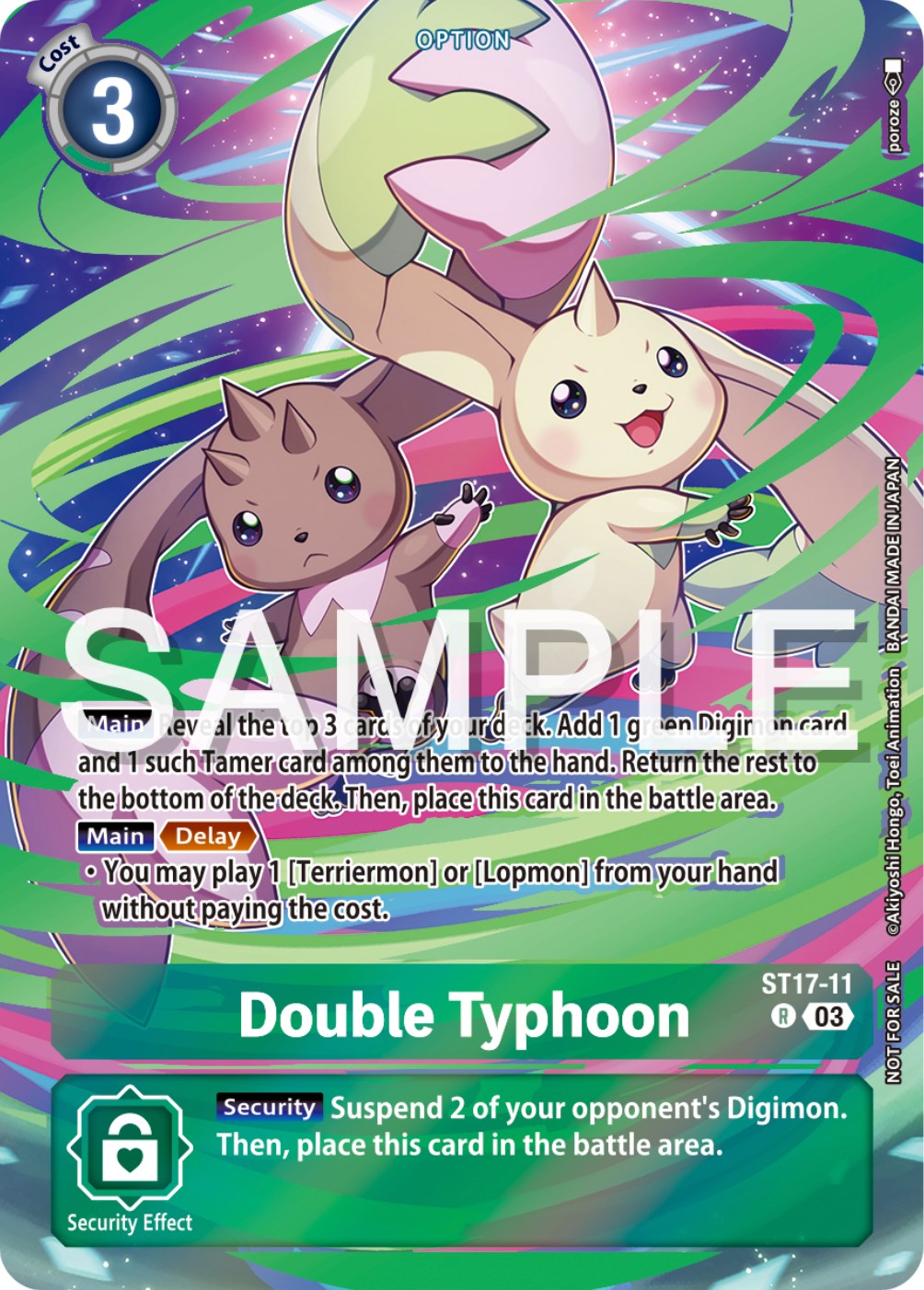 Double Typhoon (Spring Break Event 2024) - Starter Deck 17: Double Typhoon Advanced Deck Set ...