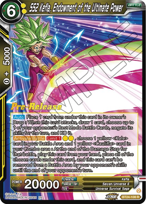 SS2 Kefla, Endowment of the Ultimate Power - Beyond Generations Pre ...