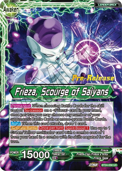 Frieza // Frieza, Scourge of Saiyans - Beyond Generations Pre-Release ...