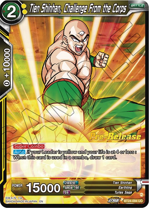 Tien Shinhan, Challenge From the Corps - Beyond Generations Pre-Release ...