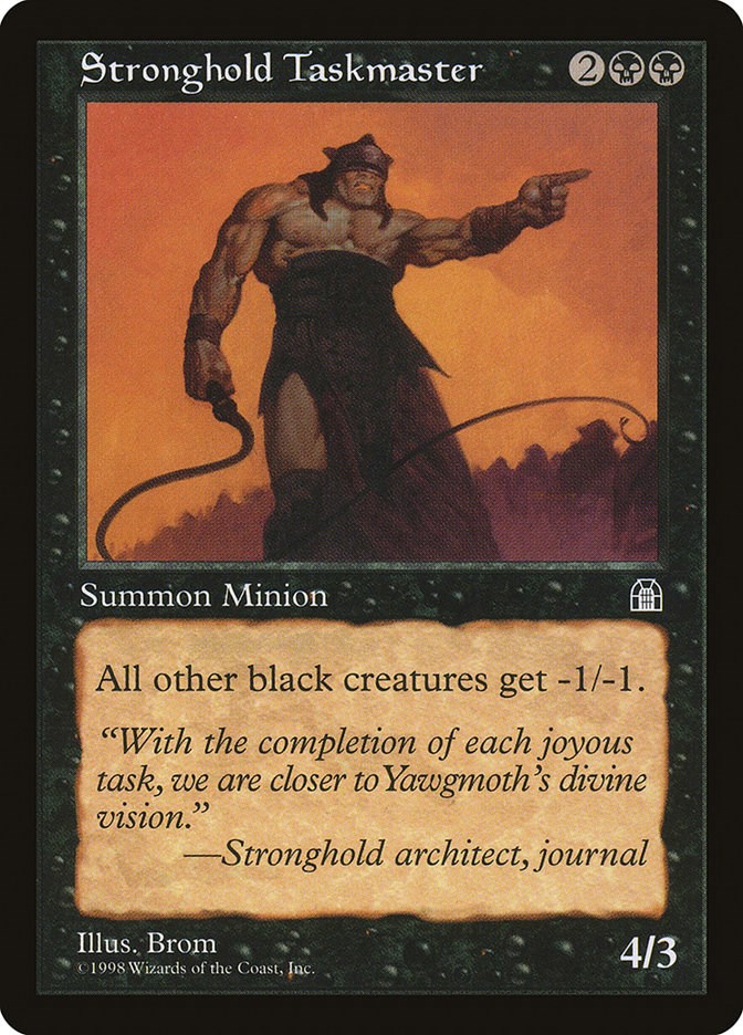 Stronghold Taskmaster - Stronghold - Magic: The Gathering