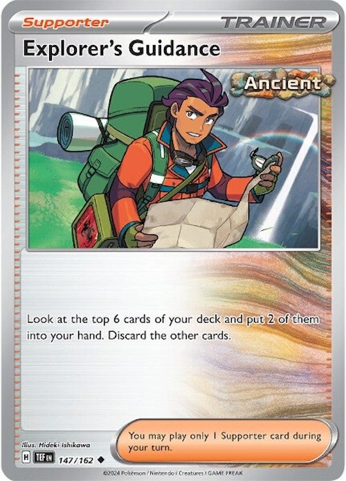 Explorer's Guidance - 147/162 - SV05: Temporal Forces - Pokemon