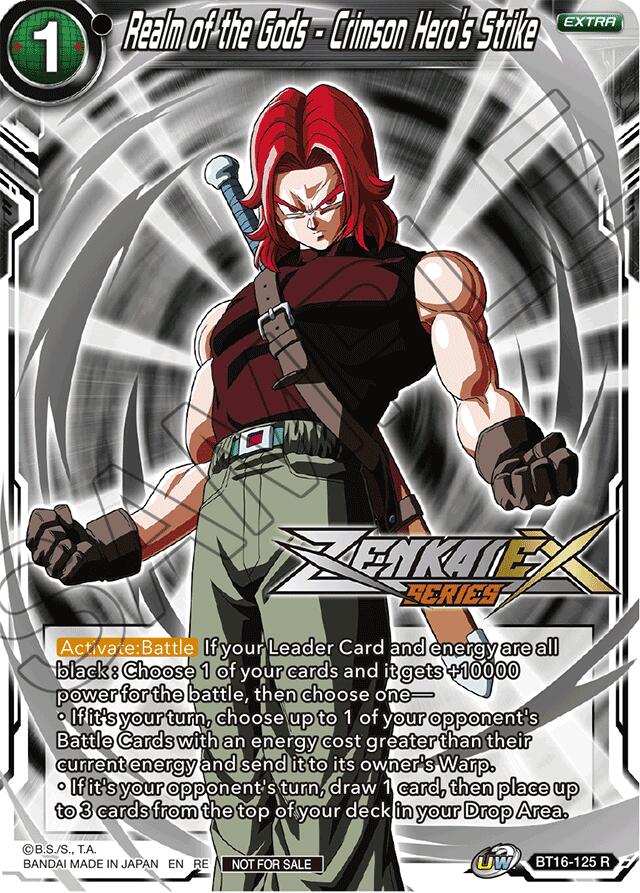 Realm of the Gods - Crimson Hero's Strike (Event Pack 14) - Promotion Cards - Dragon Ball Super ...