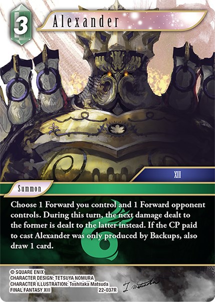 Alexander - Hidden Hope - Final Fantasy TCG