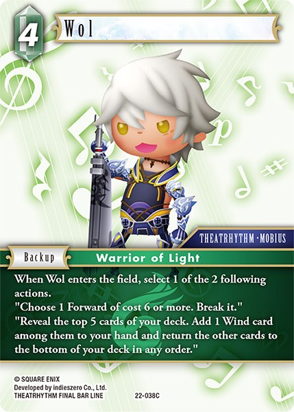 Wol - Hidden Hope - Final Fantasy TCG