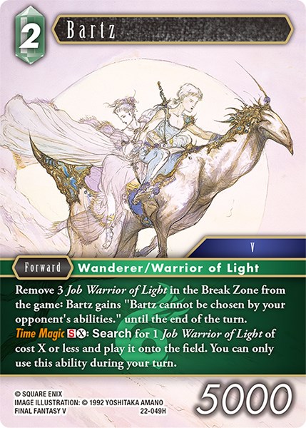 Bartz - Hidden Hope - Final Fantasy TCG