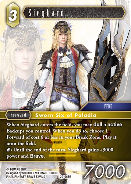 Sieghard - Hidden Hope - Final Fantasy TCG
