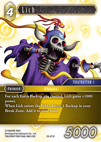 Lich - Hidden Hope - Final Fantasy TCG
