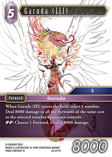 Garuda (III) - Hidden Hope - Final Fantasy TCG
