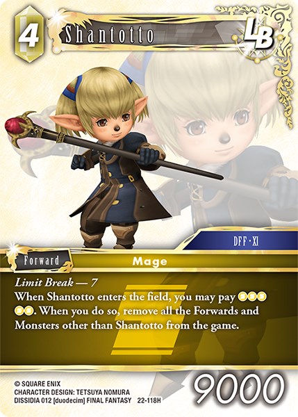 Shantotto LB - Hidden Hope - Final Fantasy TCG