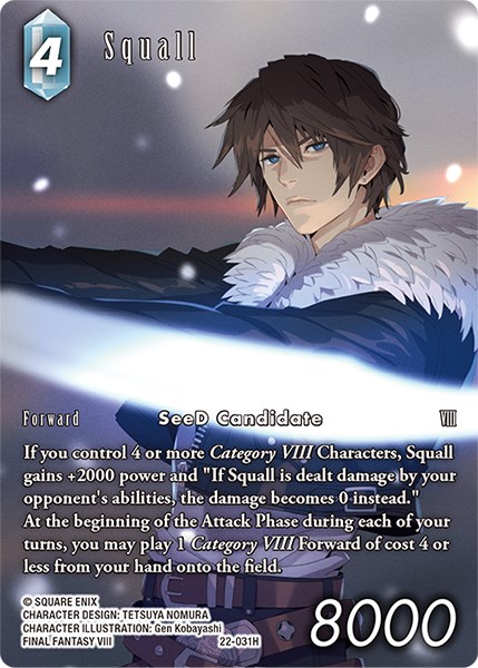 Squall (Full Art) - Hidden Hope - Final Fantasy TCG