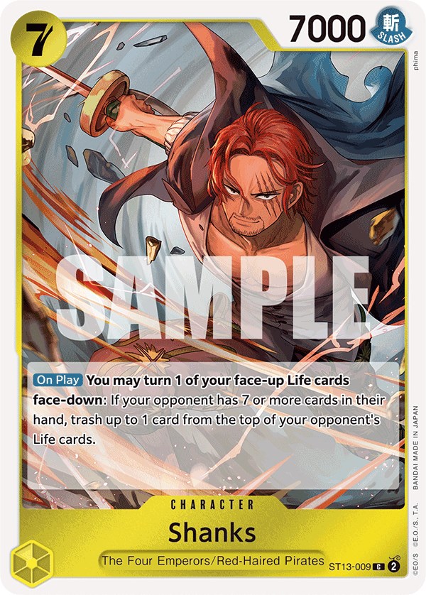 Shanks - Ultra Deck: The Three Brothers - One Piece Card Game
