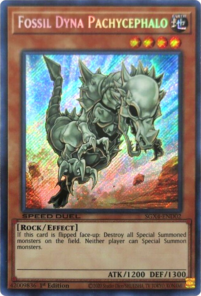Fossil Dyna Pachycephalo (Secret Rare) - Speed Duel GX: Midterm ...