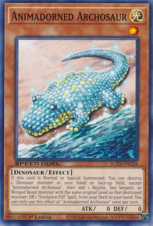 Animadorned Archosaur - Speed Duel GX: Midterm Destruction - YuGiOh