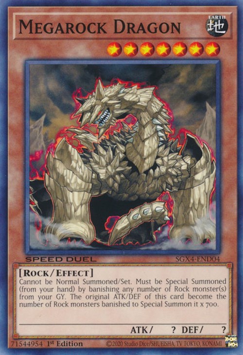 Megarock Dragon - Speed Duel GX: Midterm Destruction - YuGiOh