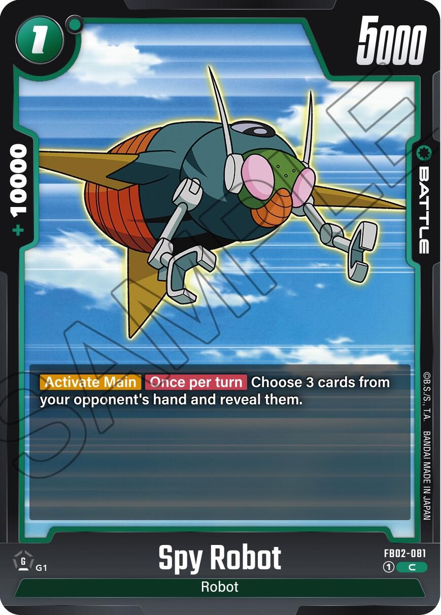 Spy Robot - Blazing Aura - Dragon Ball Super: Fusion World