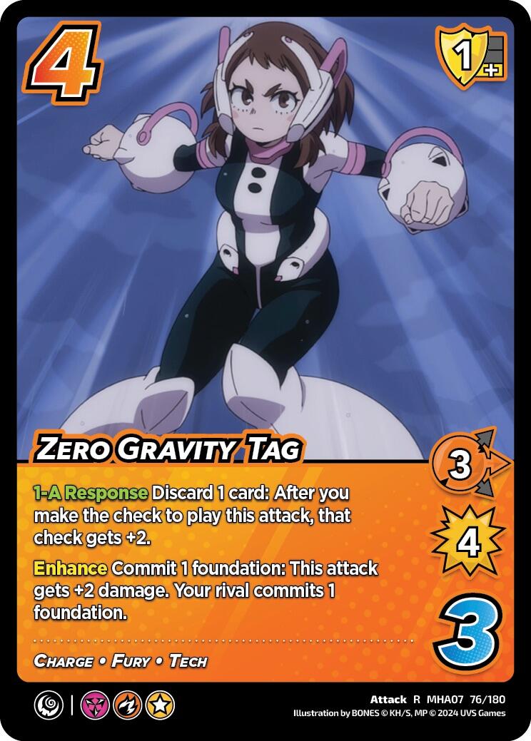 Zero Gravity Tag - UniVersus: My Hero Academia: Girl Power - UniVersus
