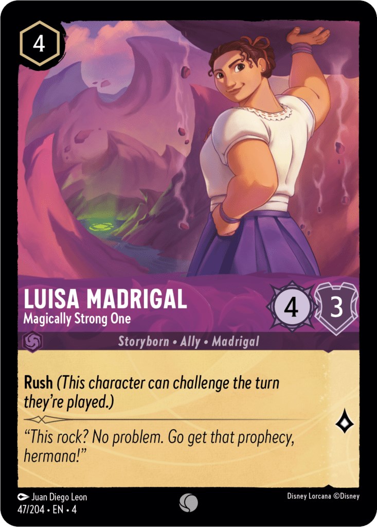 Luisa Madrigal - Magically Strong One - Ursula's Return - Disney Lorcana