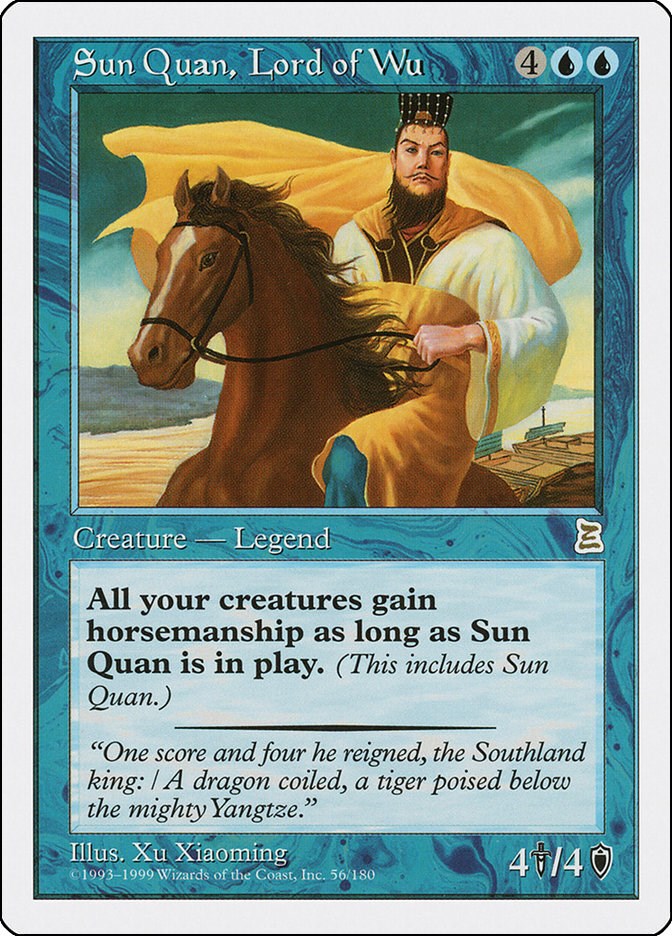 Sun Quan, Lord of Wu - Portal Three Kingdoms - Magic: The Gathering
