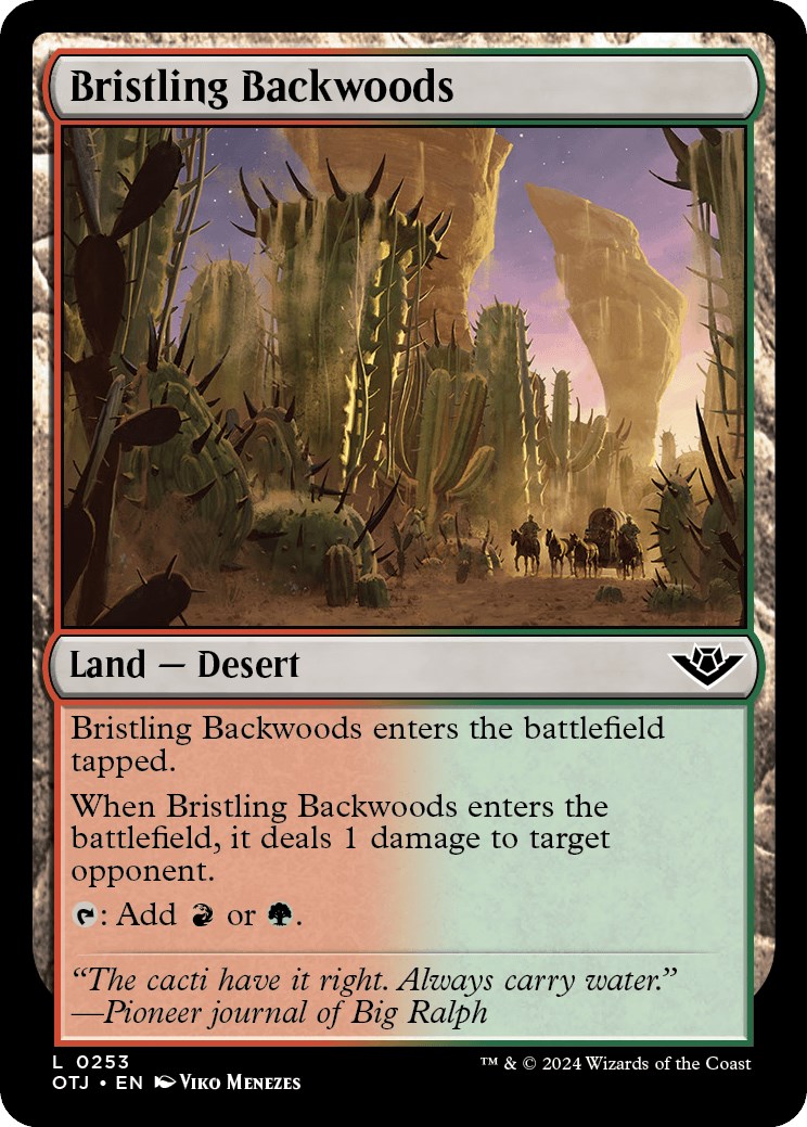 Bristling Backwoods - Outlaws of Thunder Junction - Magic: The Gathering