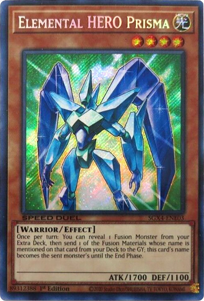 Elemental HERO Prisma (Secret Rare) - Speed Duel GX: Midterm ...