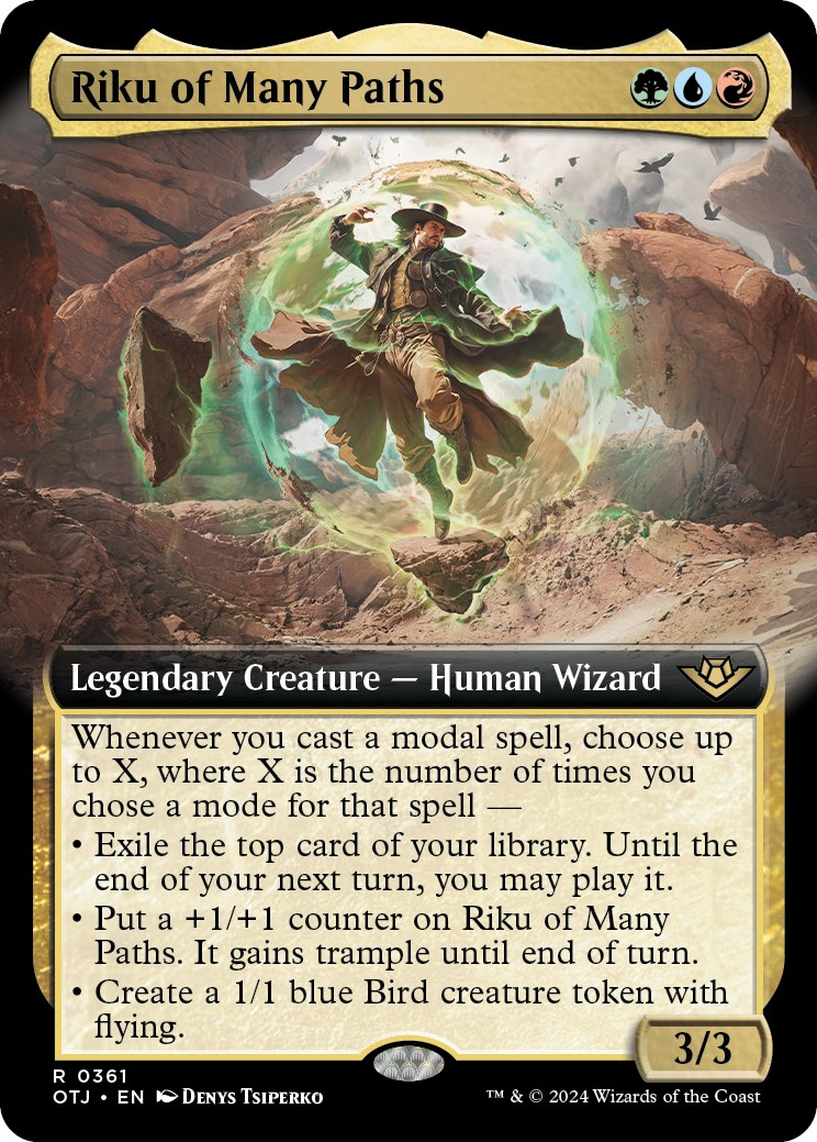 Riku of Many Paths (Extended Art) - Outlaws of Thunder Junction - Magic: The Gathering