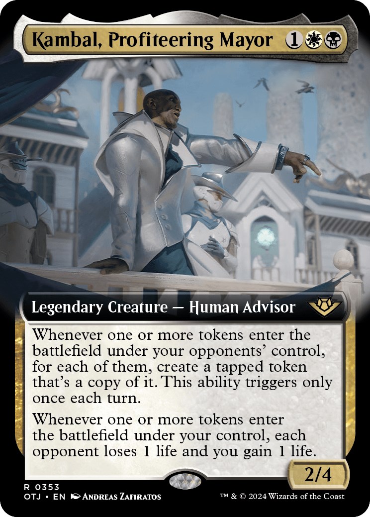 Kambal, Profiteering Mayor (Extended Art) - Outlaws of Thunder Junction ...