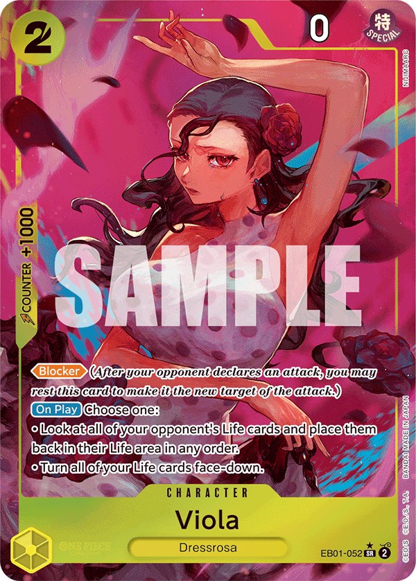 Viola (Alternate Art) - Extra Booster: Memorial Collection - One Piece ...
