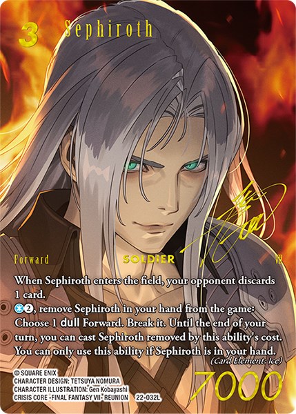 Sephiroth (Full Art Signature) - Hidden Hope - Final Fantasy TCG