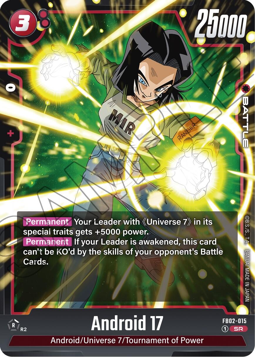 Android 17 - FB02-015 - Blazing Aura - Dragon Ball Super: Fusion World