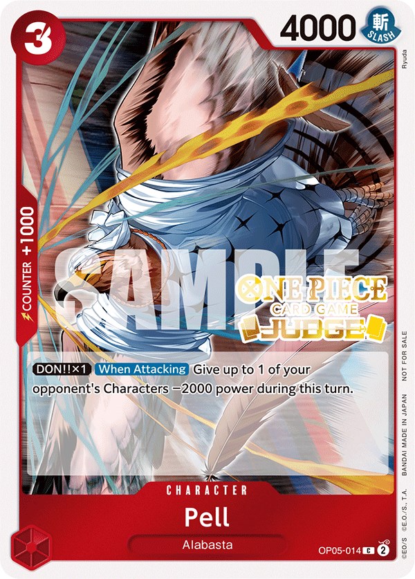 Pell (Judge Pack Vol. 3) - One Piece Promotion Cards - One Piece Card Game