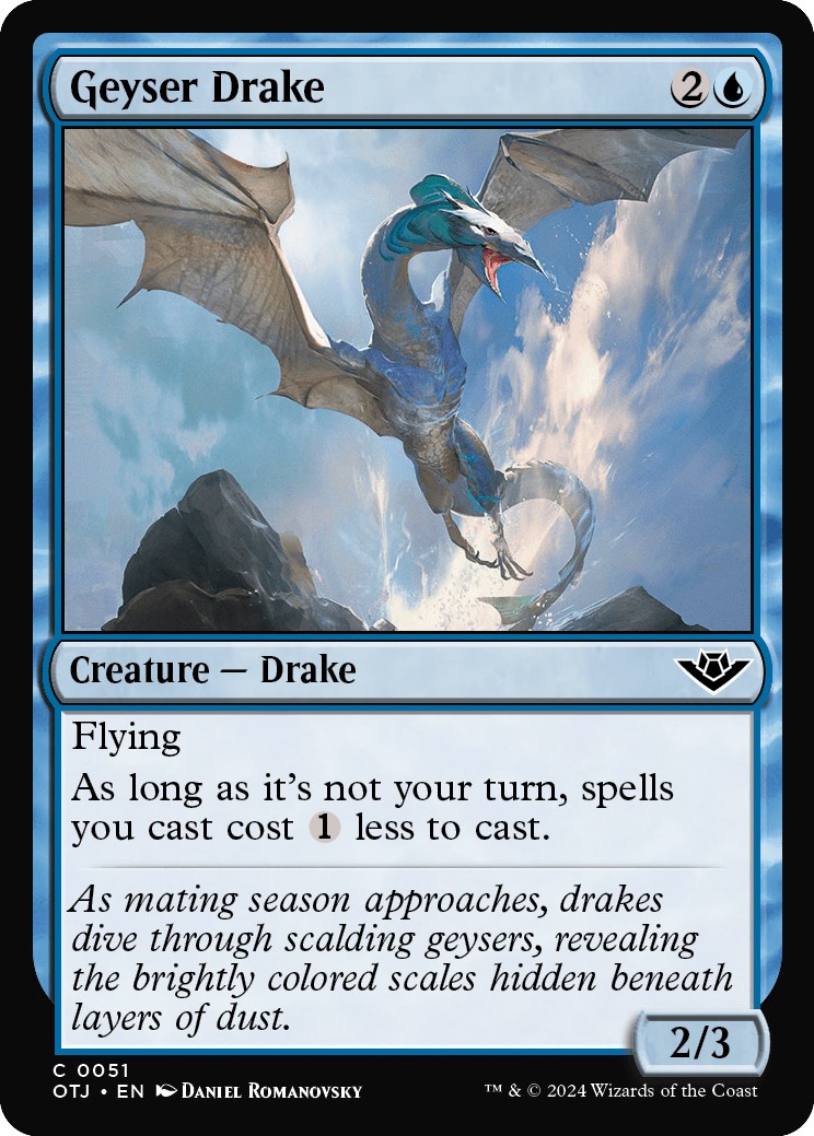 Geyser Drake - Outlaws of Thunder Junction - Magic: The Gathering