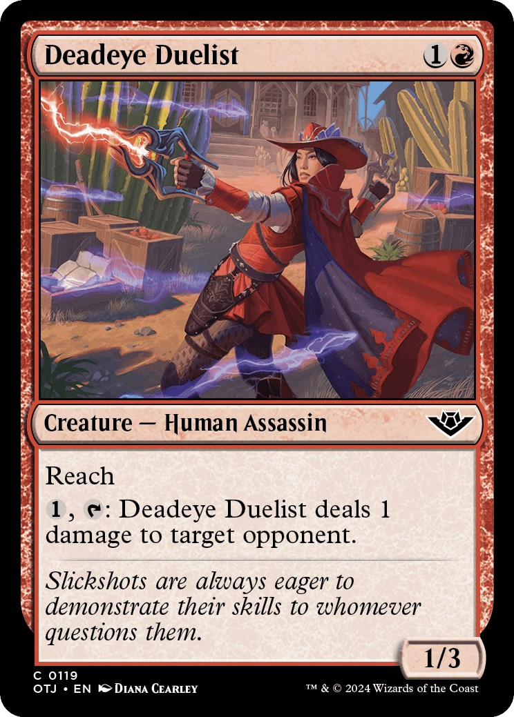 Deadeye Duelist - Outlaws of Thunder Junction - Magic: The Gathering