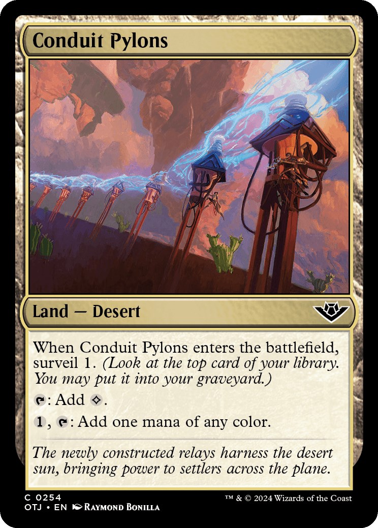 Conduit Pylons - Outlaws of Thunder Junction - Magic: The Gathering