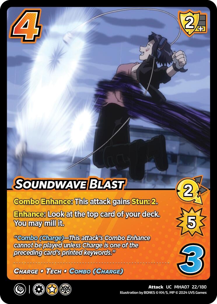 Soundwave Blast - UniVersus: My Hero Academia: Girl Power - UniVersus