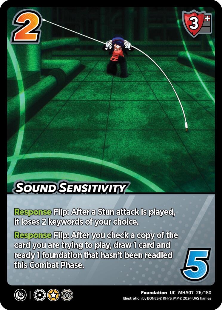 Sound Sensitivity - UniVersus: My Hero Academia: Girl Power - UniVersus