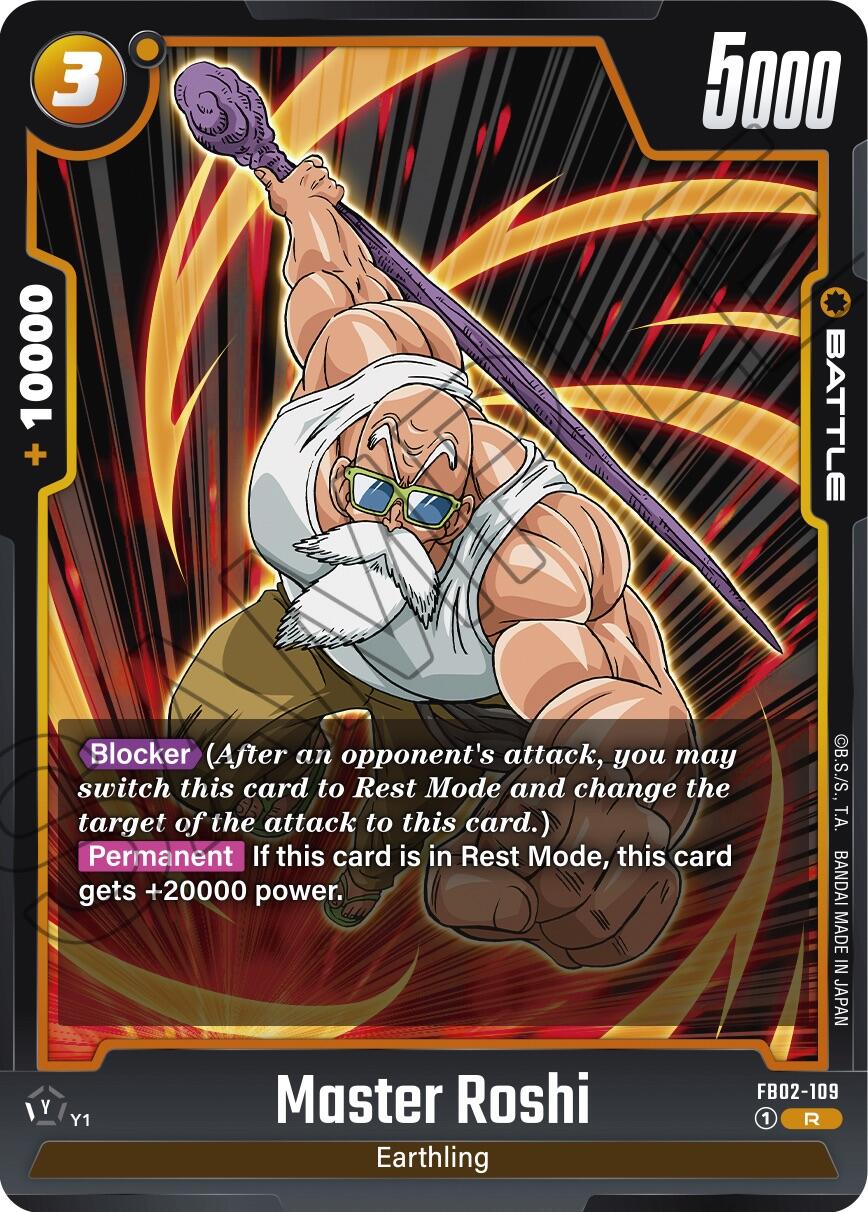 Master Roshi - FB02-109 - Blazing Aura - Dragon Ball Super: Fusion World